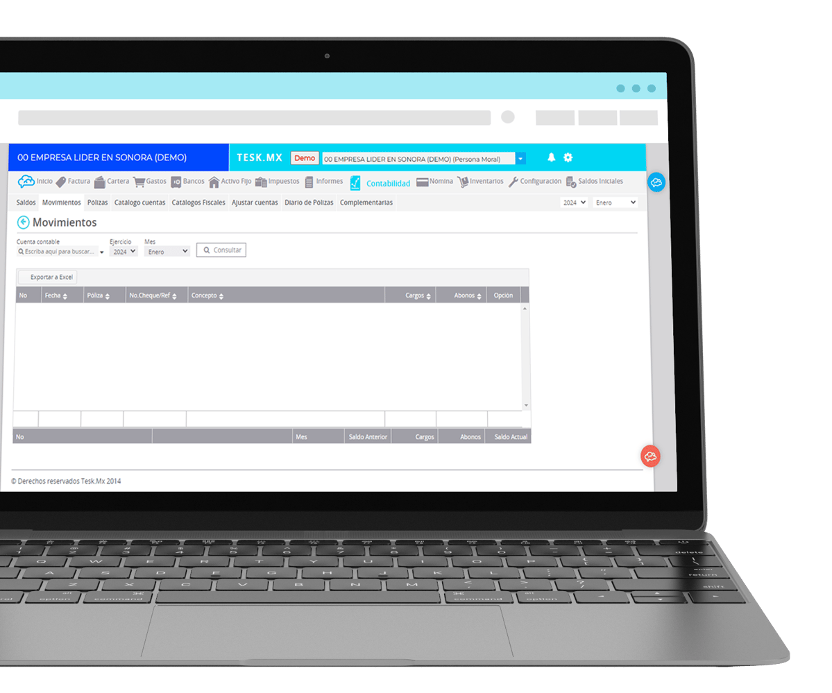 Sistema contable | Simplifica tu contabilidad con Tesk.mx